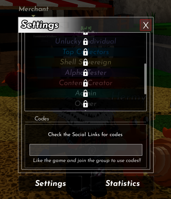 Codes - Shells [UPDATE v1.1.01] Wiki [Roblox] - BloxInformer